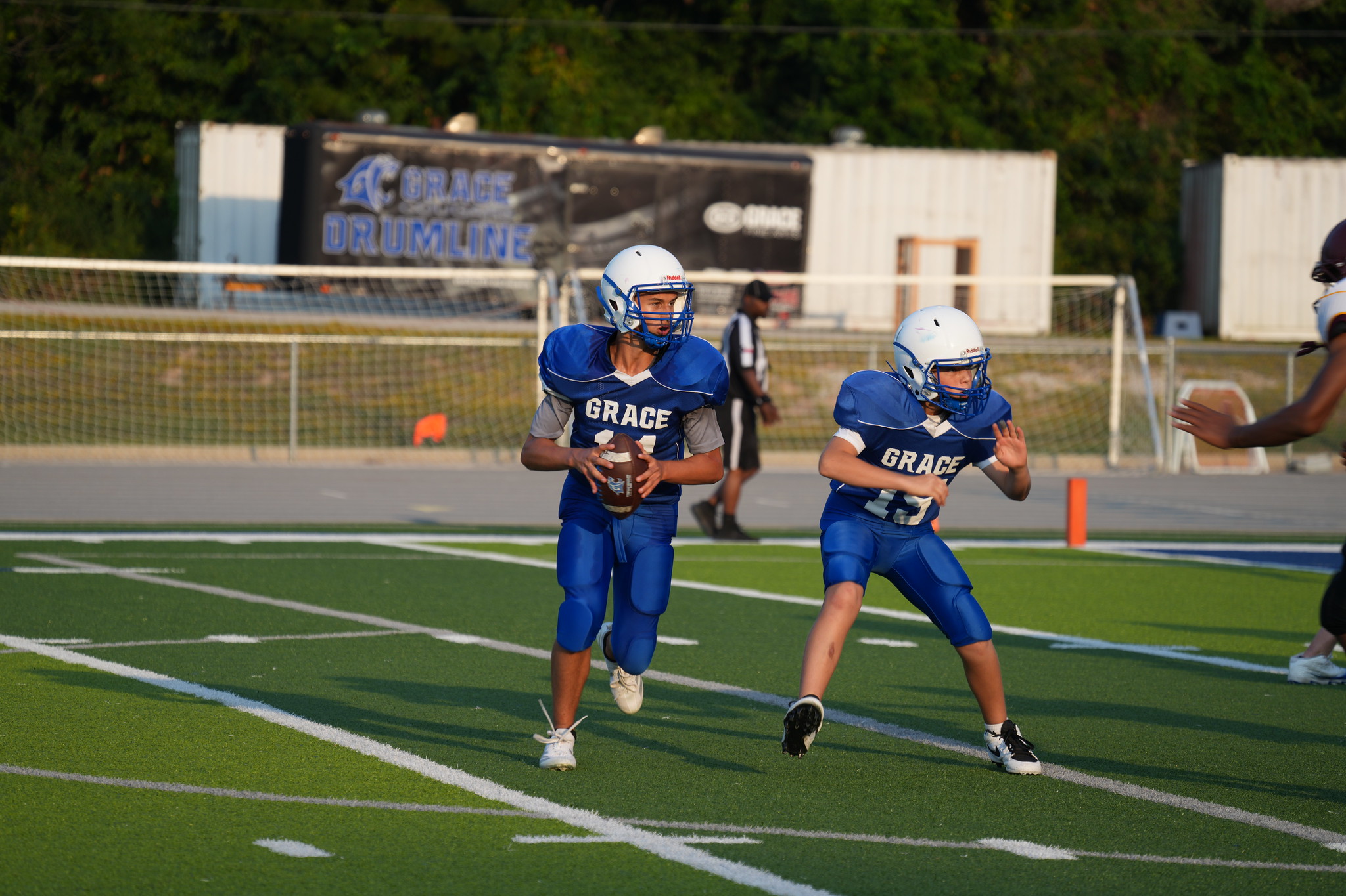 Grace JH Football Team Edges Out Bishop Gorman 12–10 in Defensive ...