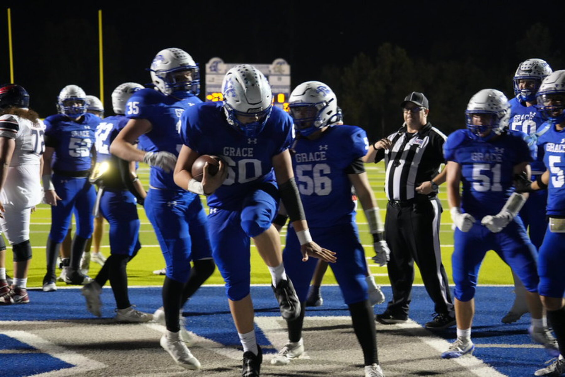 Grace Football Secures Playoff Spot with Victory over Bishop Dunne ...