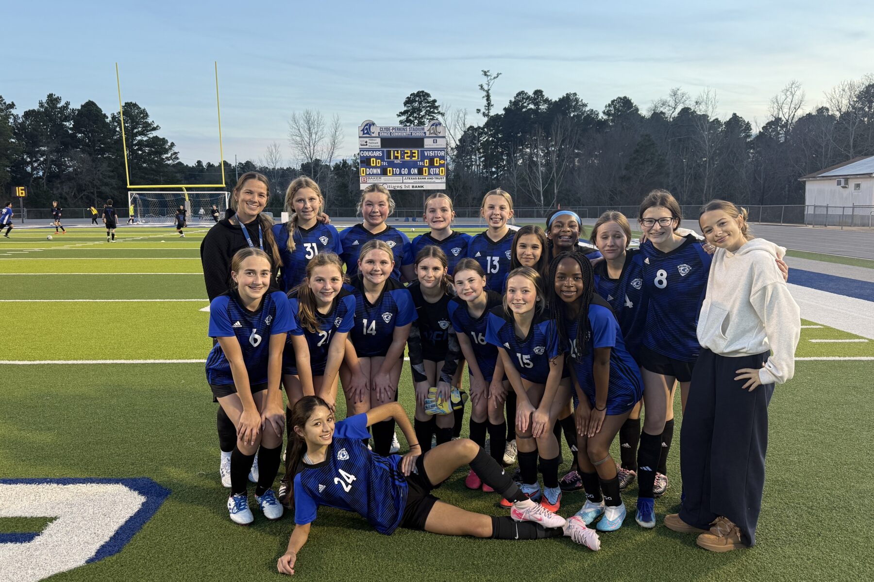 Middle School Girls Soccer Earn First Win of the Season - Grace ...