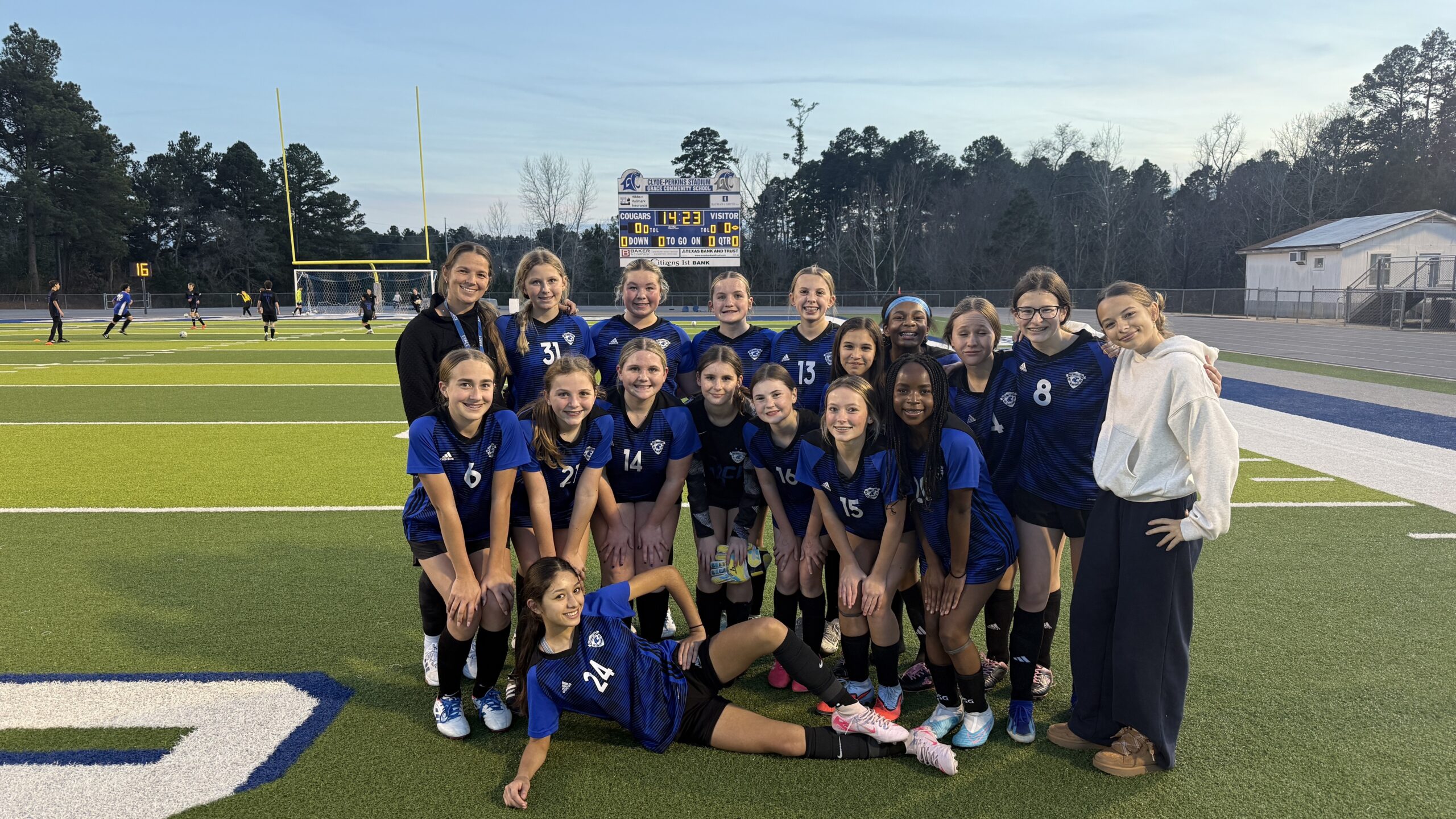 Middle School Girls Soccer Earn First Win of the Season - Grace ...